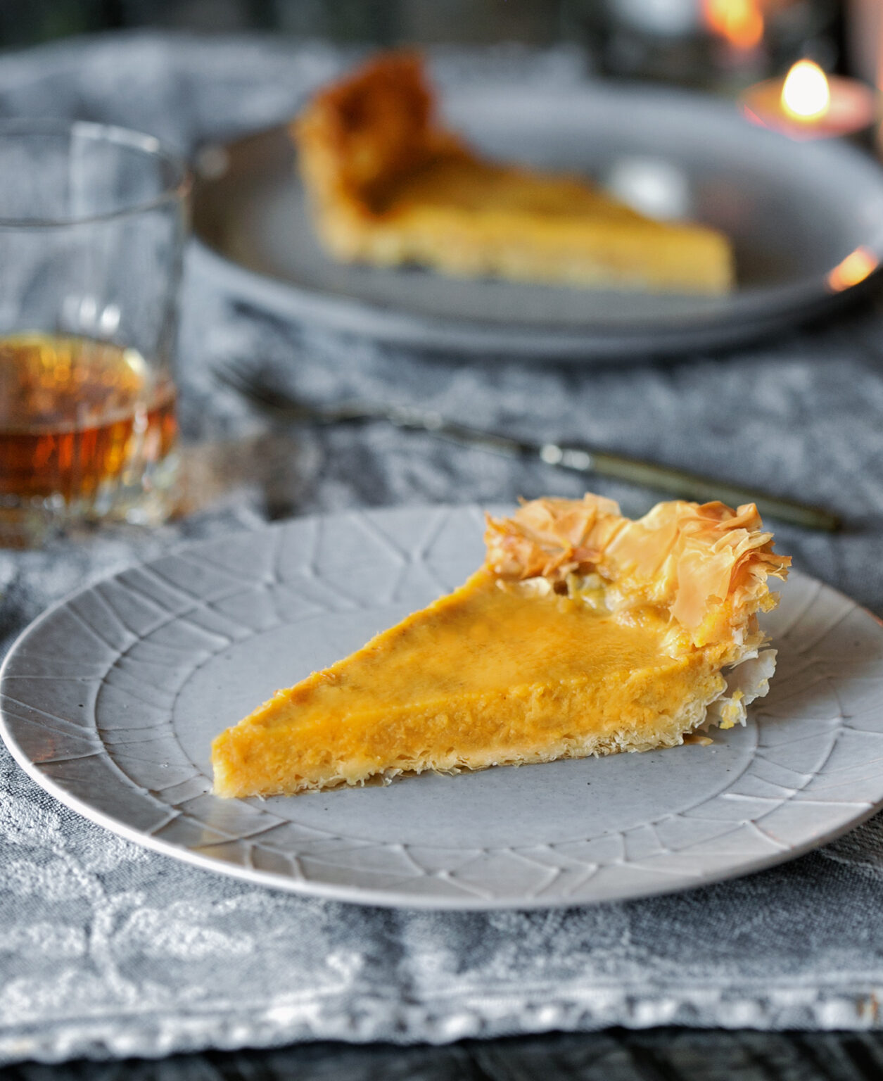 Cardamom Pumpkin Filo Pie - Delicious winter dessert