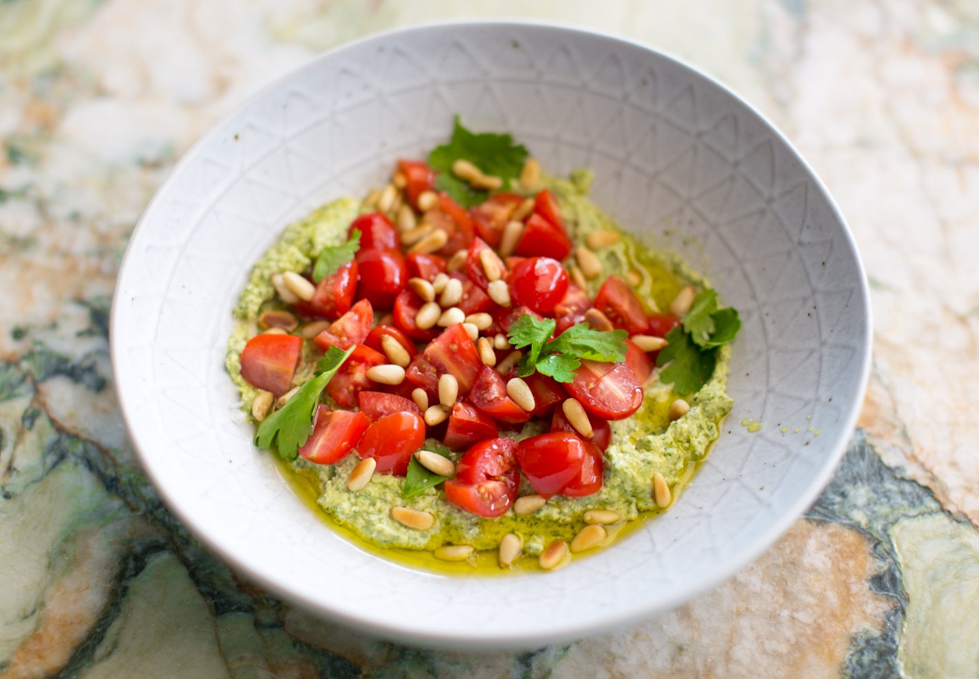 Charred Green Feta Sauce