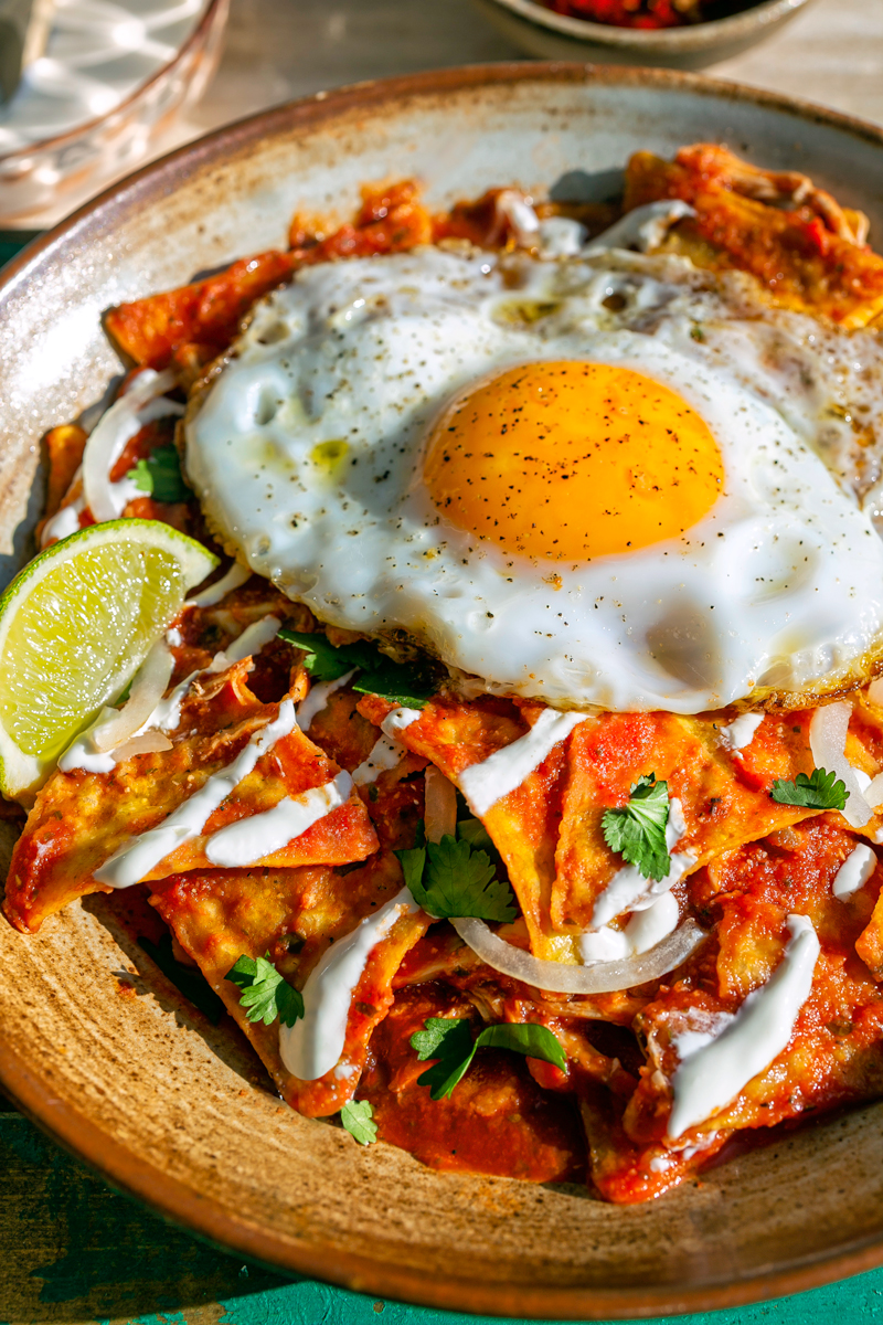 Mexican Chilaquiles - exciting breakfast, brunch or late night snack