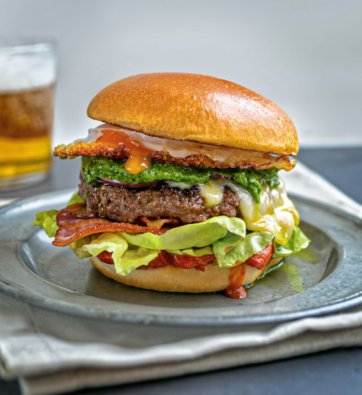 Pesto Beef Burger - Best Italian flavours