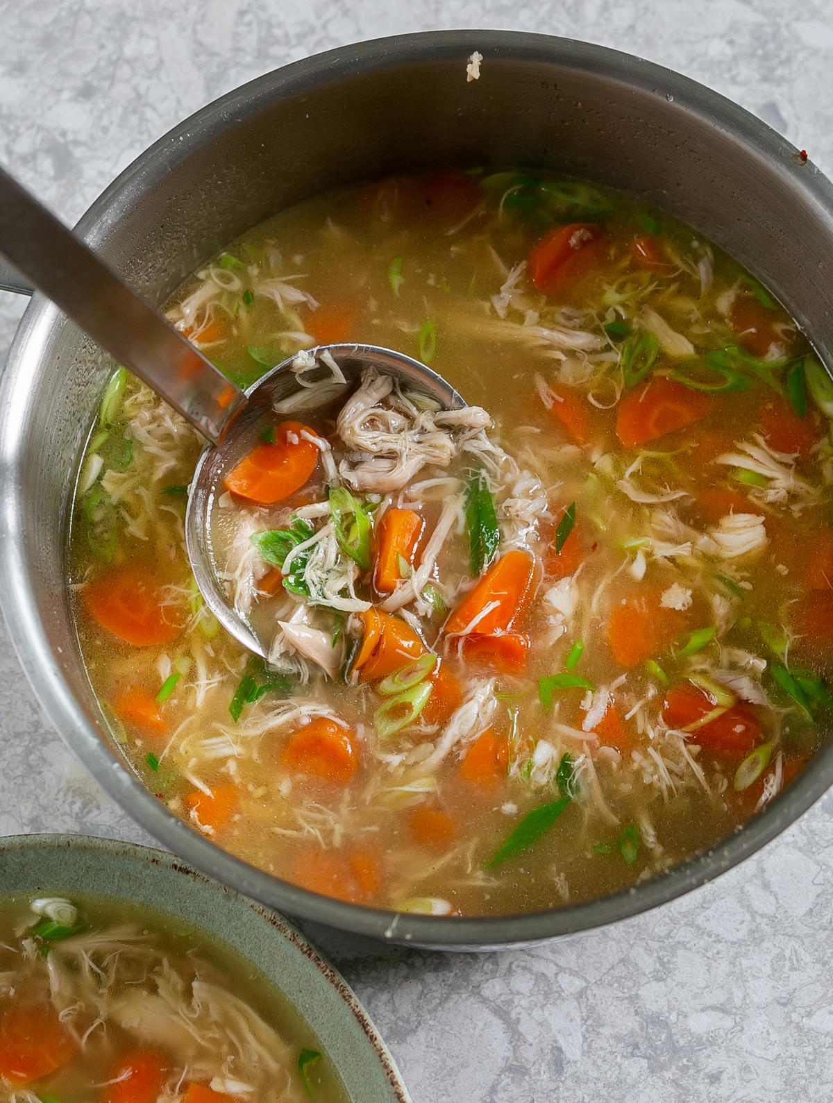 Warming Chicken Soup with Chilli Oil
