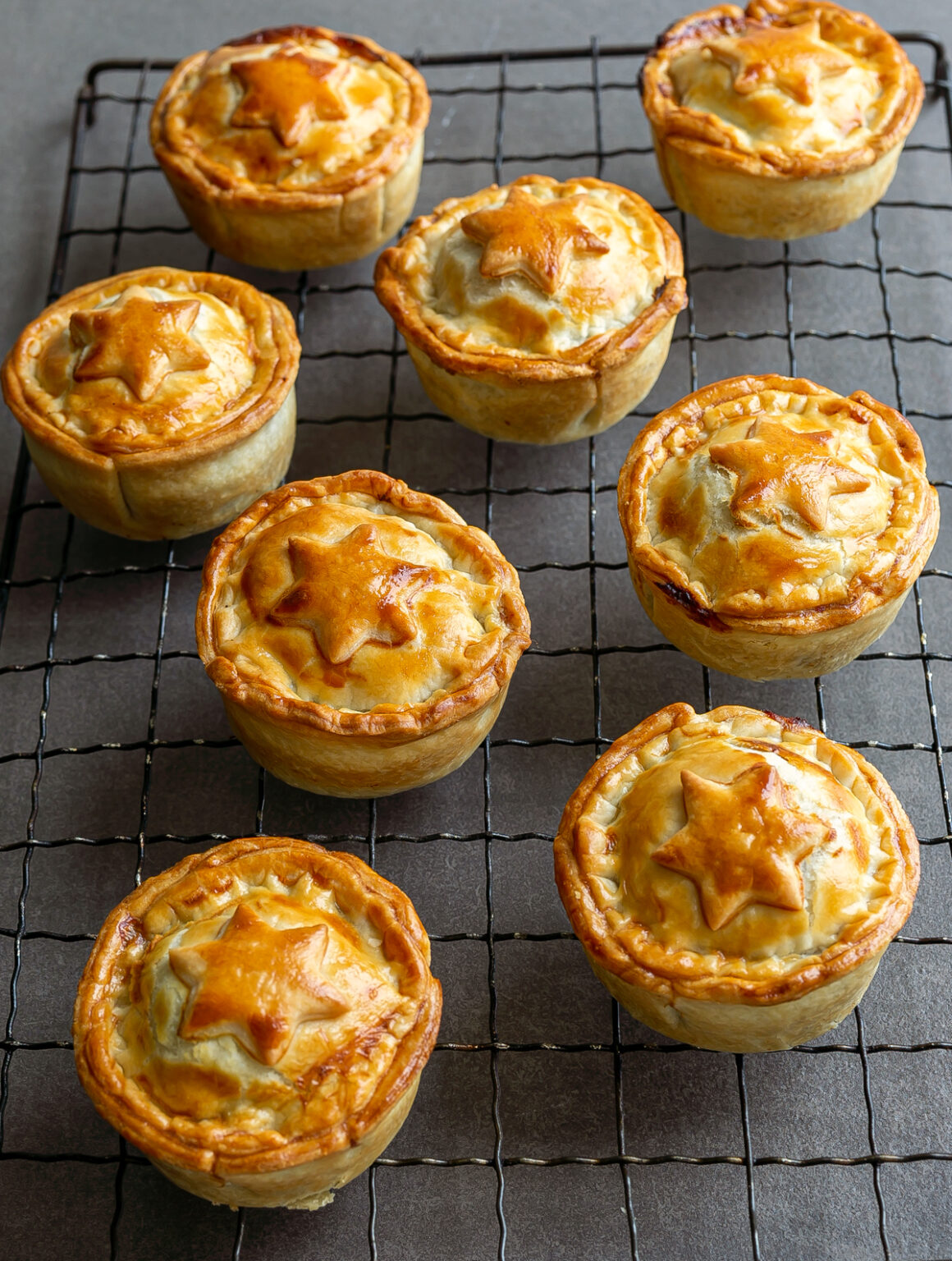 Mini Beef Brisket Pies - with a delicious gravy dip