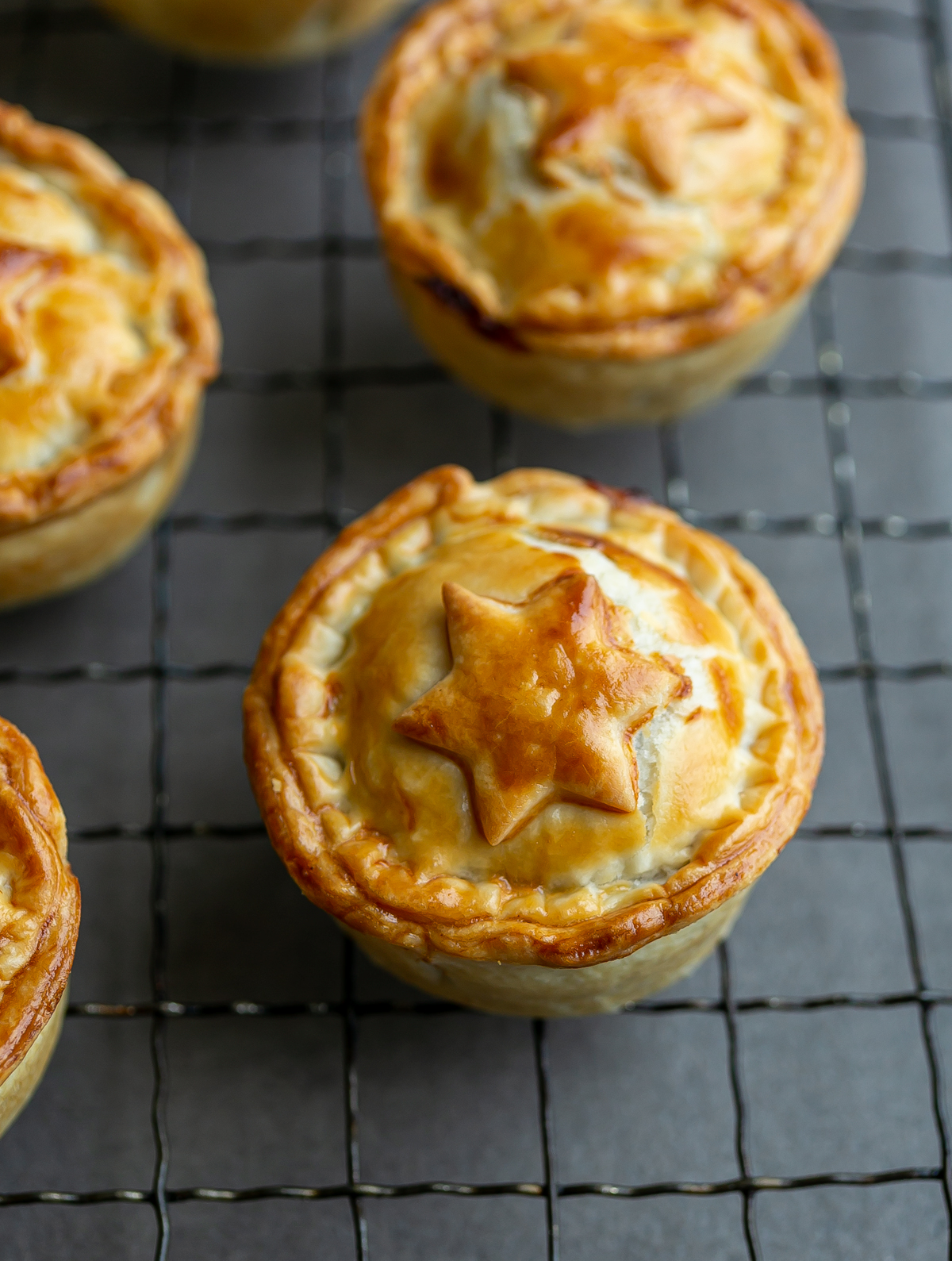 Mini Beef Brisket Pies - with a delicious gravy dip
