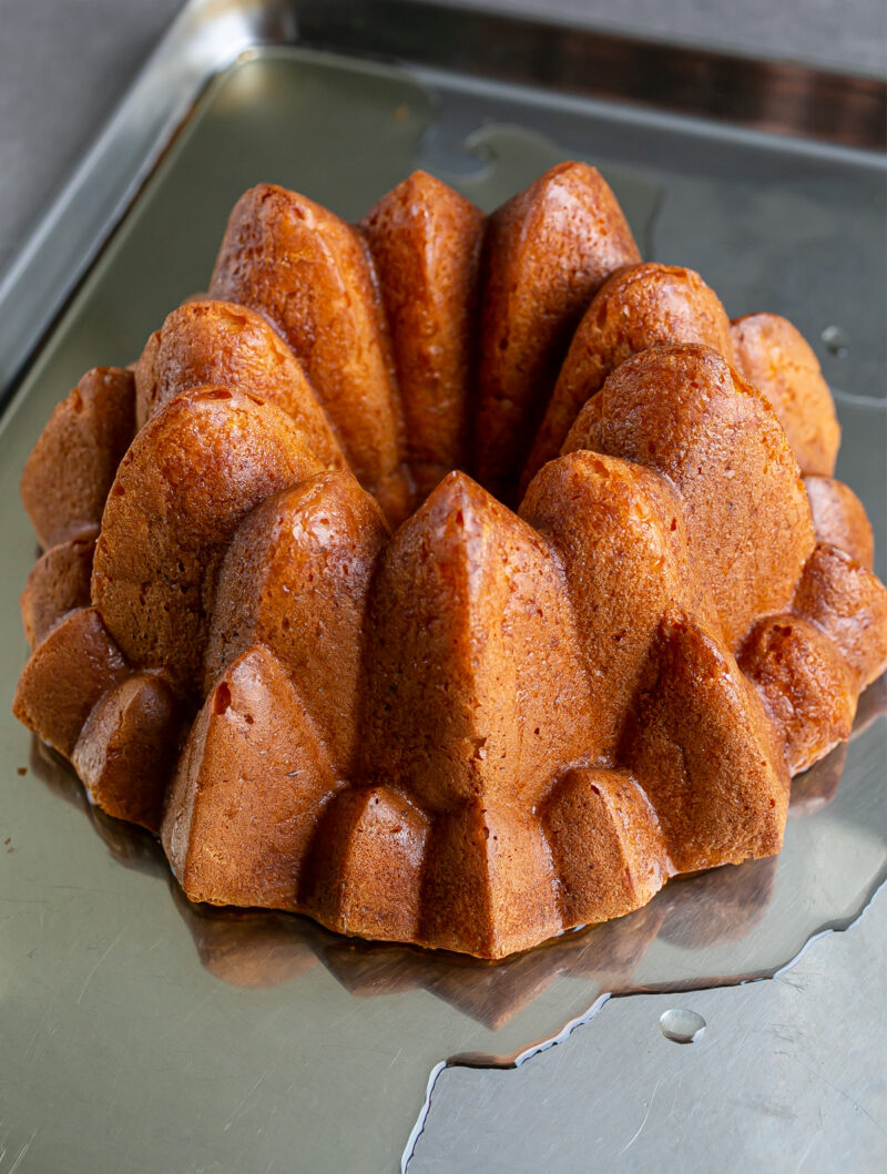 Rum Baba Cake with Pistachio Cream - and a sugar-rum syrup